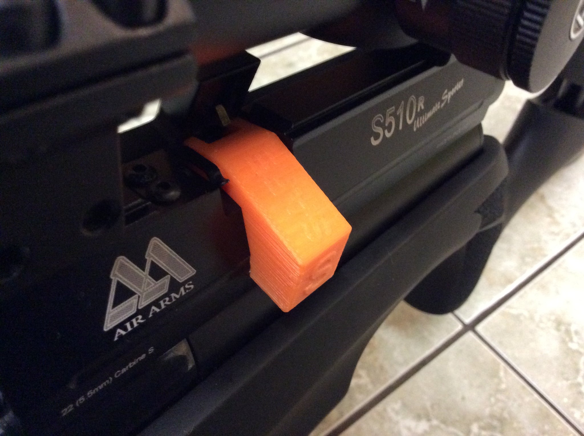 Safety Flag Insert For Air Arms Air Rifles SMWEngineering Safety Flag Insert For Air Arms Air Rifles SMWEngineering